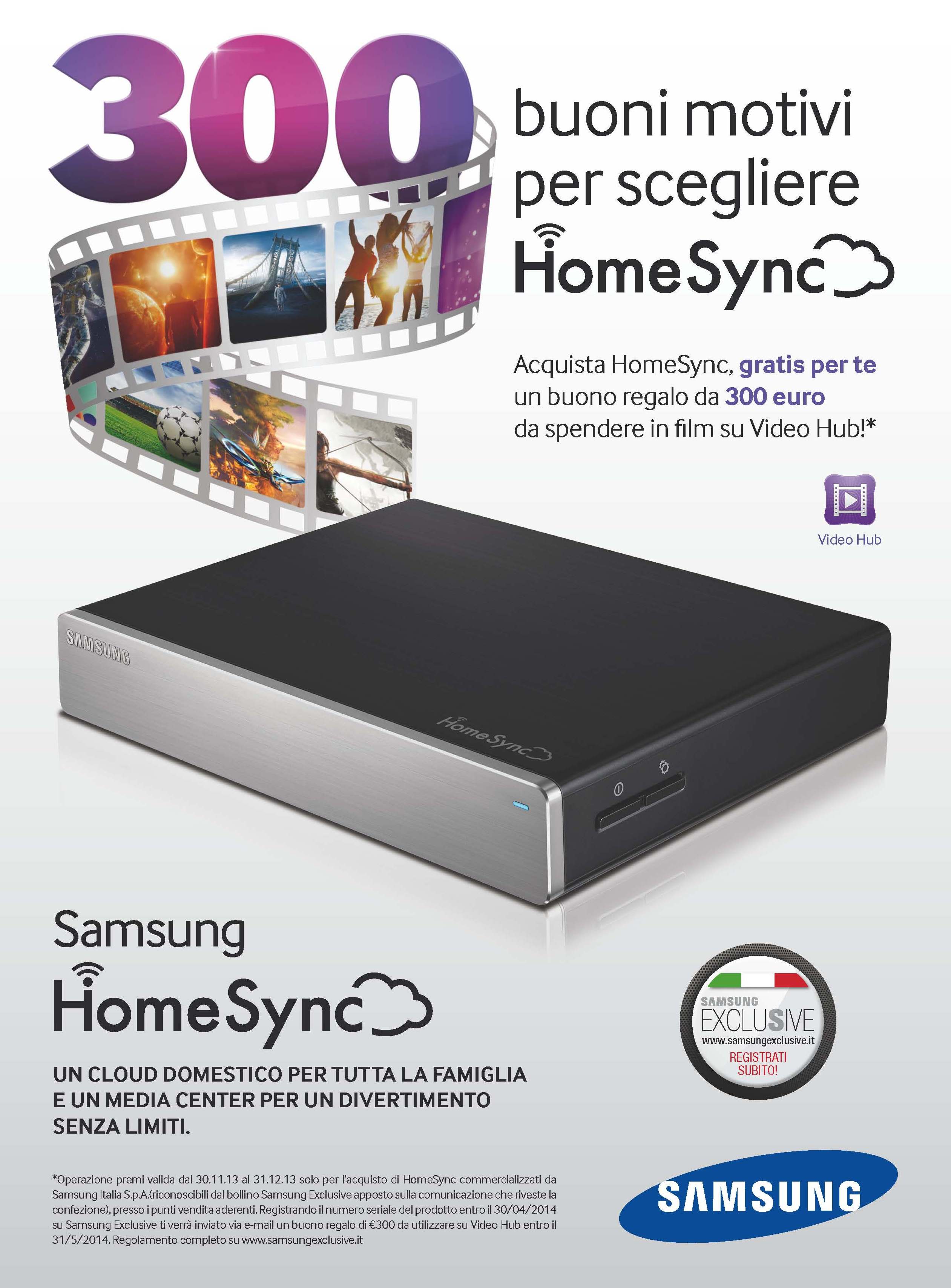 Da Samsung ecco HomeSync, cloud domestico ed entertainment - Batista70