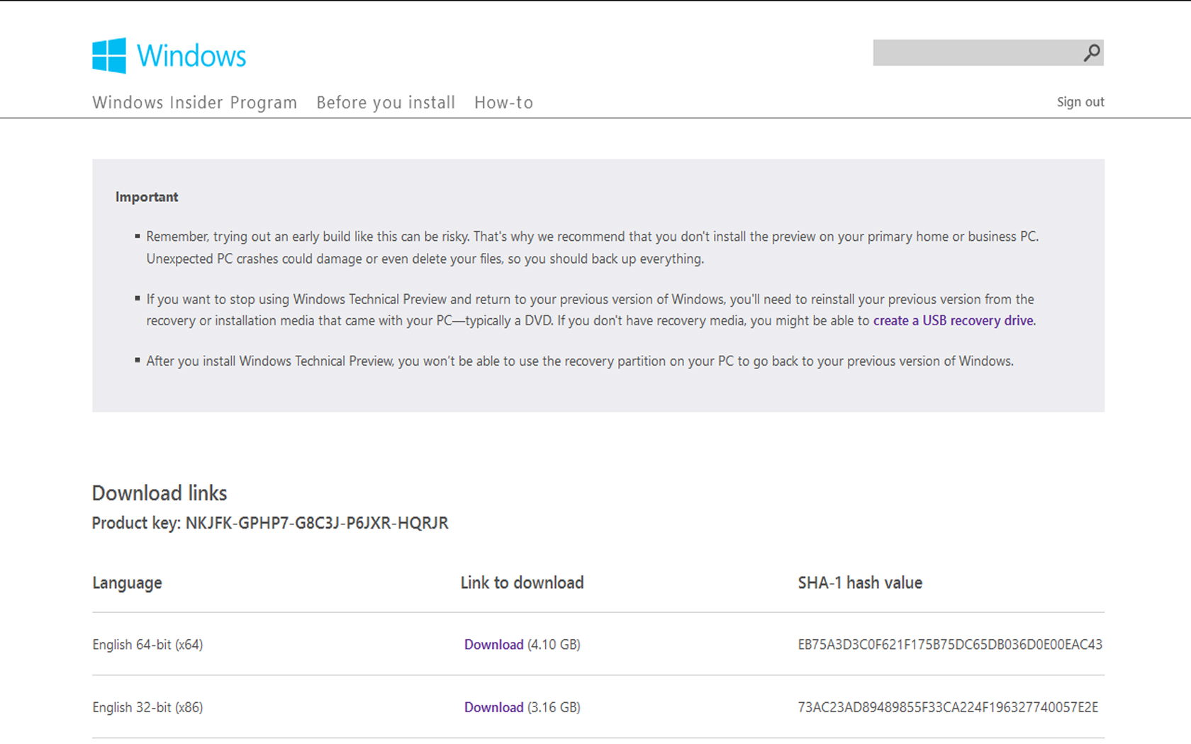 [Guida] Scaricare Windows 10 Technical Preview - Batista70