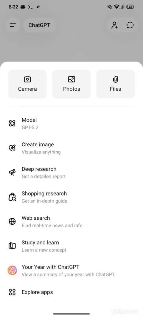 ChatGPT Mobile: nuova UI per gli allegati - Batista70