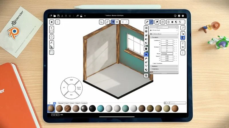 Blender per iPad: il 3D professionale arriva finalmente su tablet ...