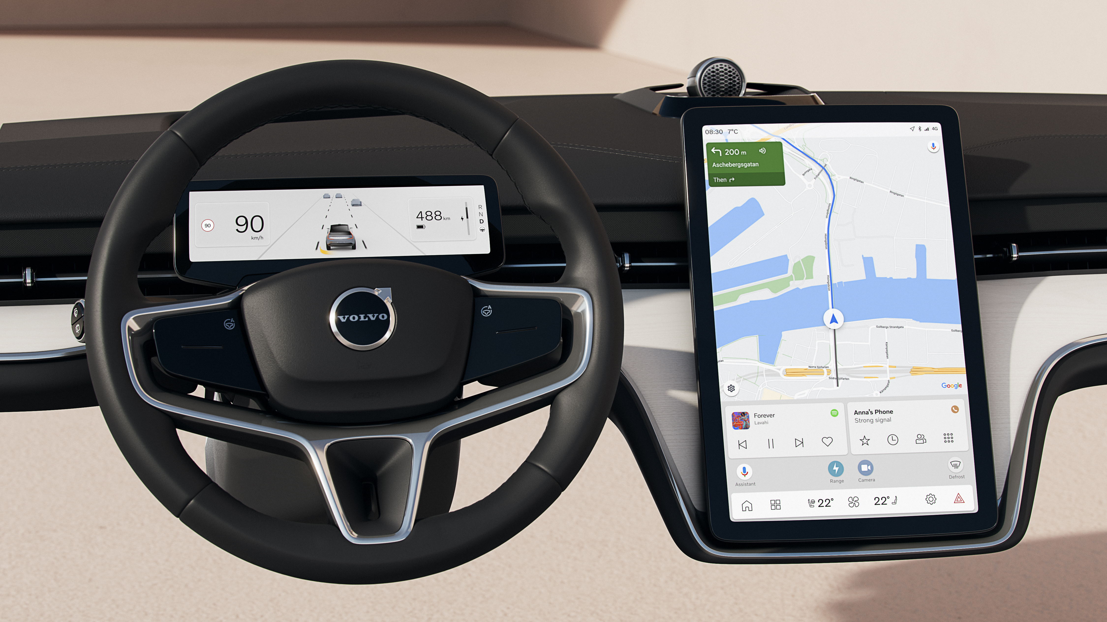Snapdragon Cockpit a bordo della nuova Volvo - Batista70
