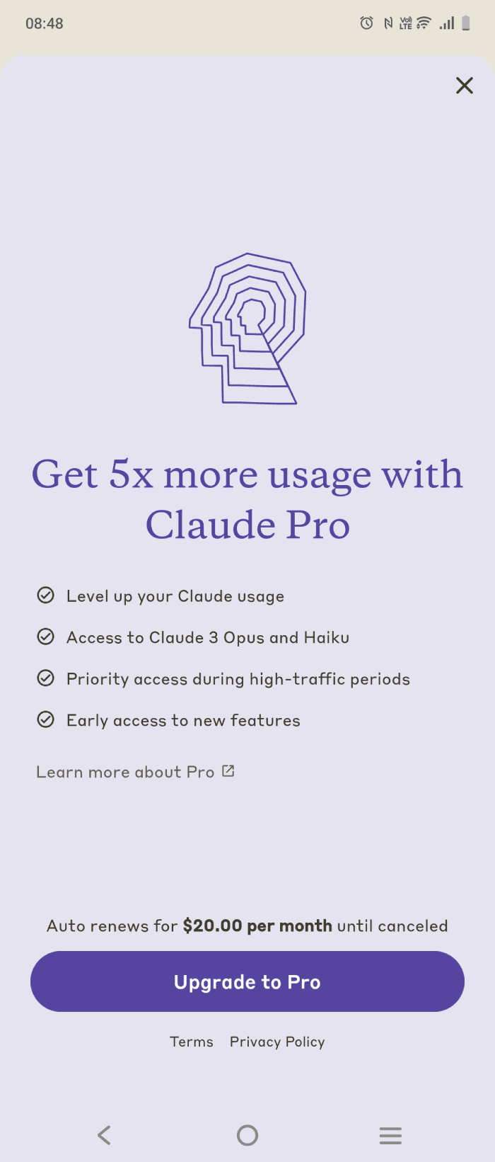 Claude ha un'app Android! Ecco come funziona - Batista70